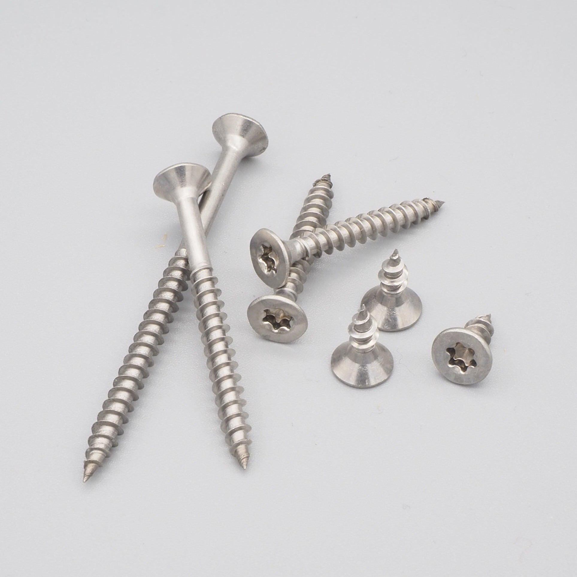 Träskruv i rostfritt stål